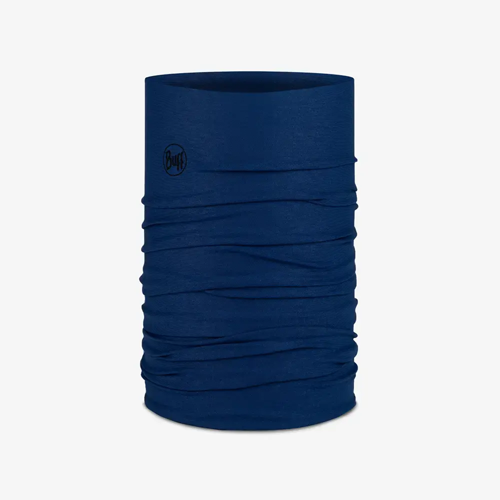 Buff Original EcoStretch Nekwarmer Solid Blauw