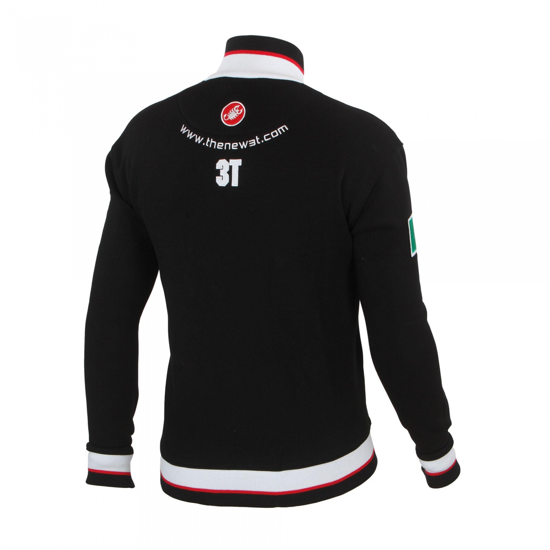 Castelli 3T 13 Track Jacket Heren Zwart koop je bij Futurumshop.nl