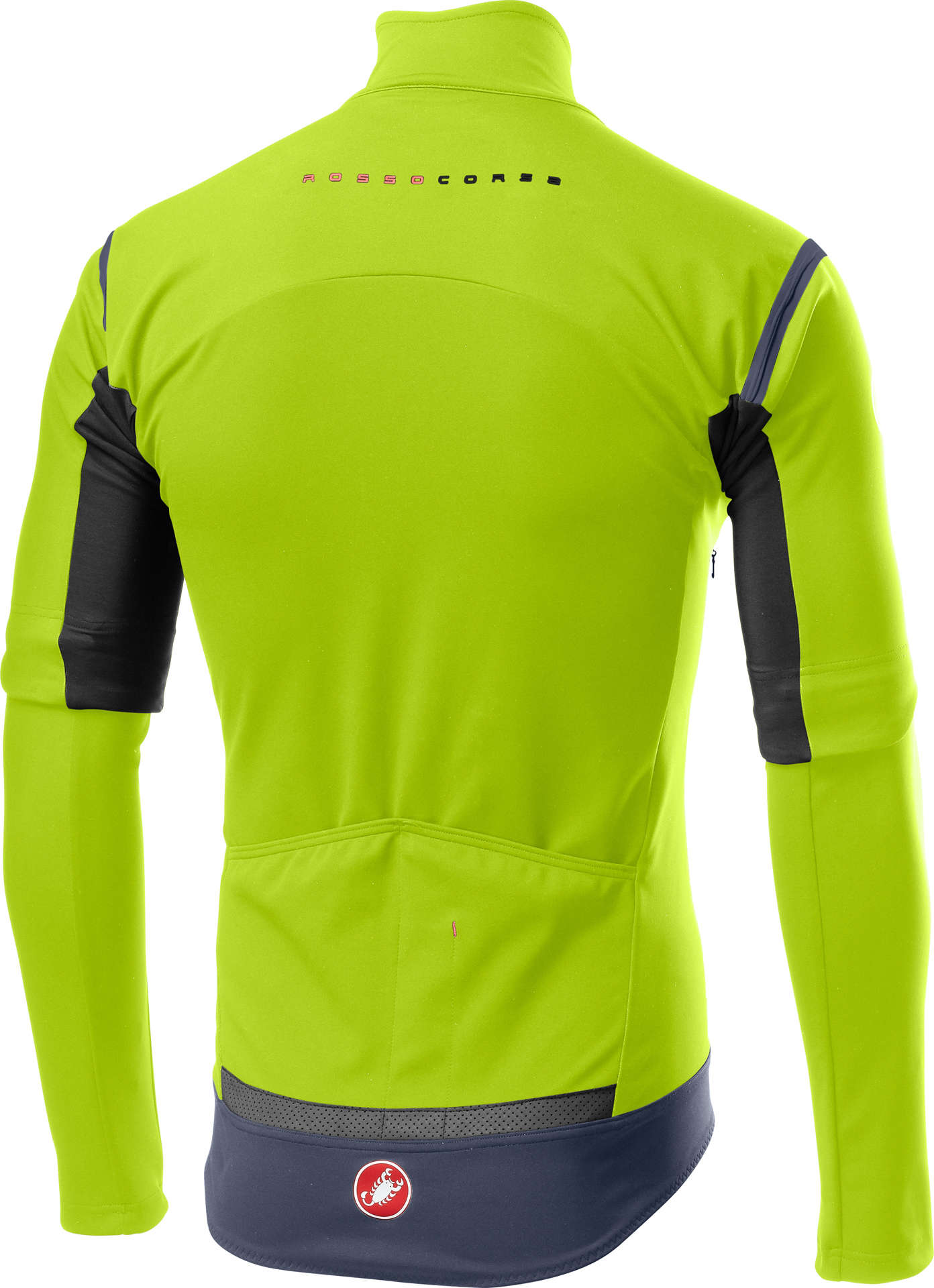 Castelli Perfetto Ros Convertible Fietsjack Fluo Geel Heren