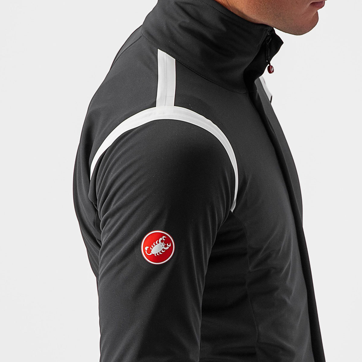 Castelli Alpha Ros 2 Fietsjack Zwart/Wit/Grijs Heren