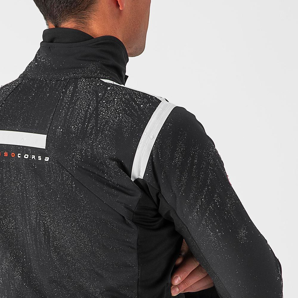 Castelli Alpha Ros 2 Fietsjack Zwart/Wit/Grijs Heren