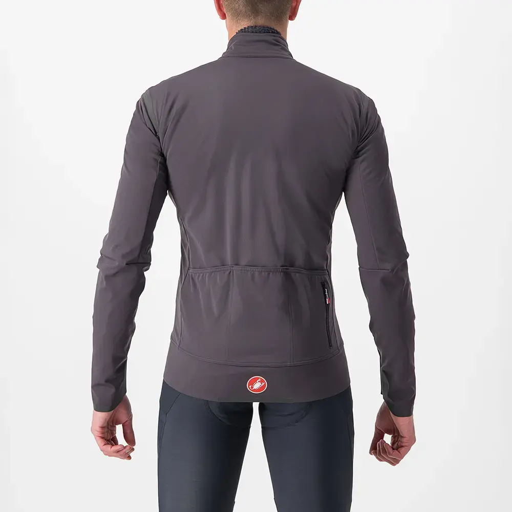 Castelli Alpha Ultimate Insulated Fietsjack Paars/Donkergrijs Heren