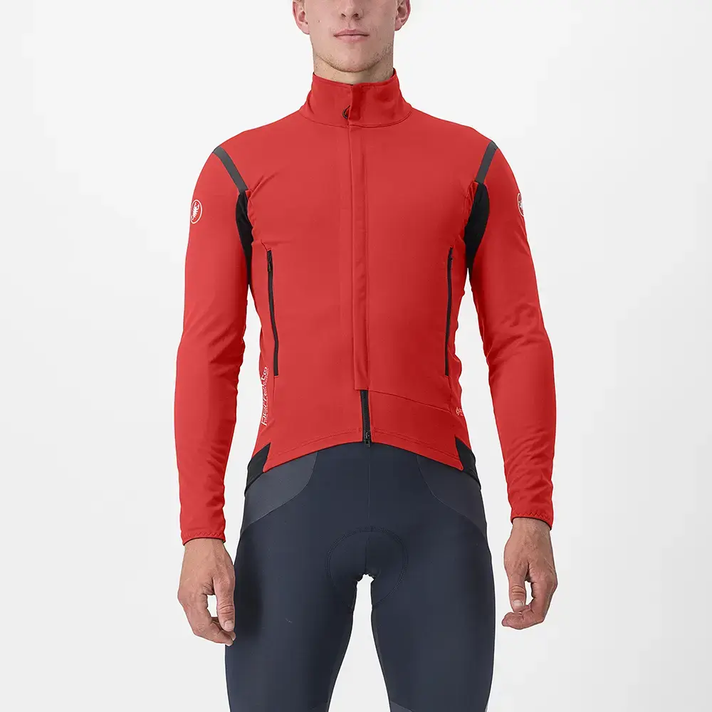 Castelli Perfetto RoS 2 Fietsjack Rood/Zwart Reflex Heren
