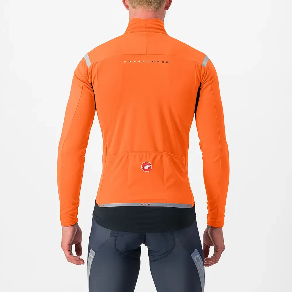 Castelli Perfetto RoS 2 Fietsjack Oranje/Donkergrijs Heren