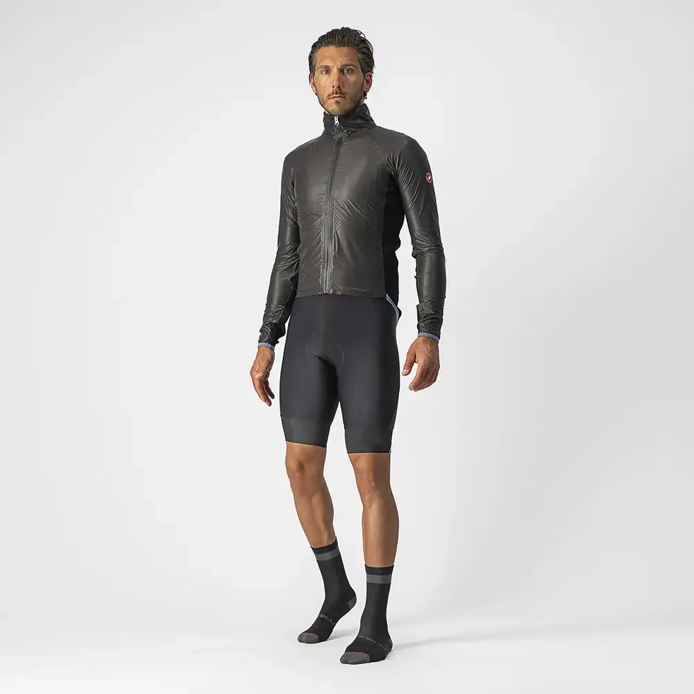 Castelli Slicker Pro Regenjack Zwart Heren