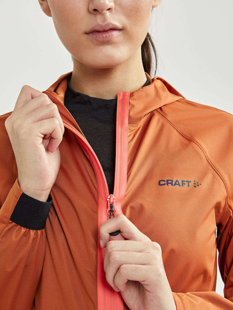 Craft Hydro Hardloopjack Oranje Dames