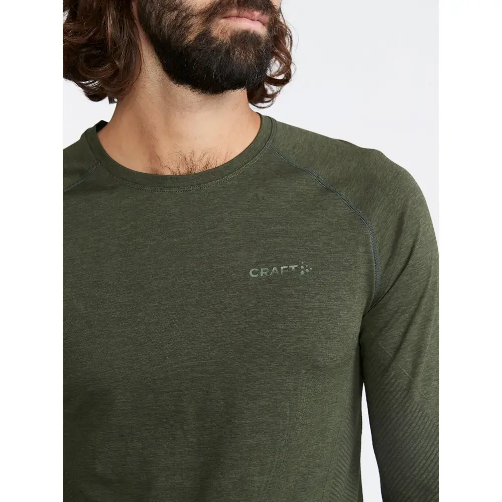 Craft CORE Dry Active Comfort Thermoshirt Lange Mouwen Bruin Heren koop ...