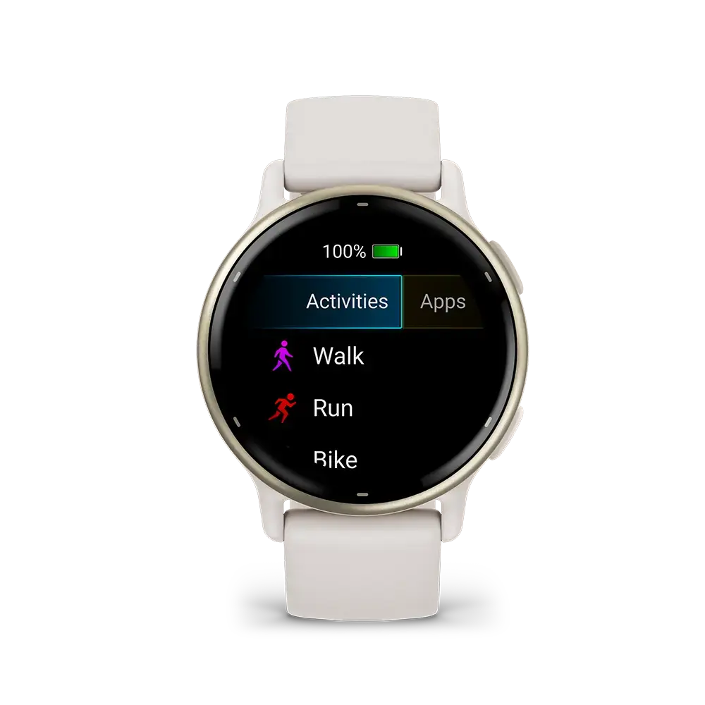 Garmin Vivoactive 5 Wi-Fi GPS Sporthorloge Lichtgrijs/Goud