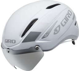Giro Air Attack Wit/Zilver Fietshelm met Vizier koop je bij Futurumshop.nl