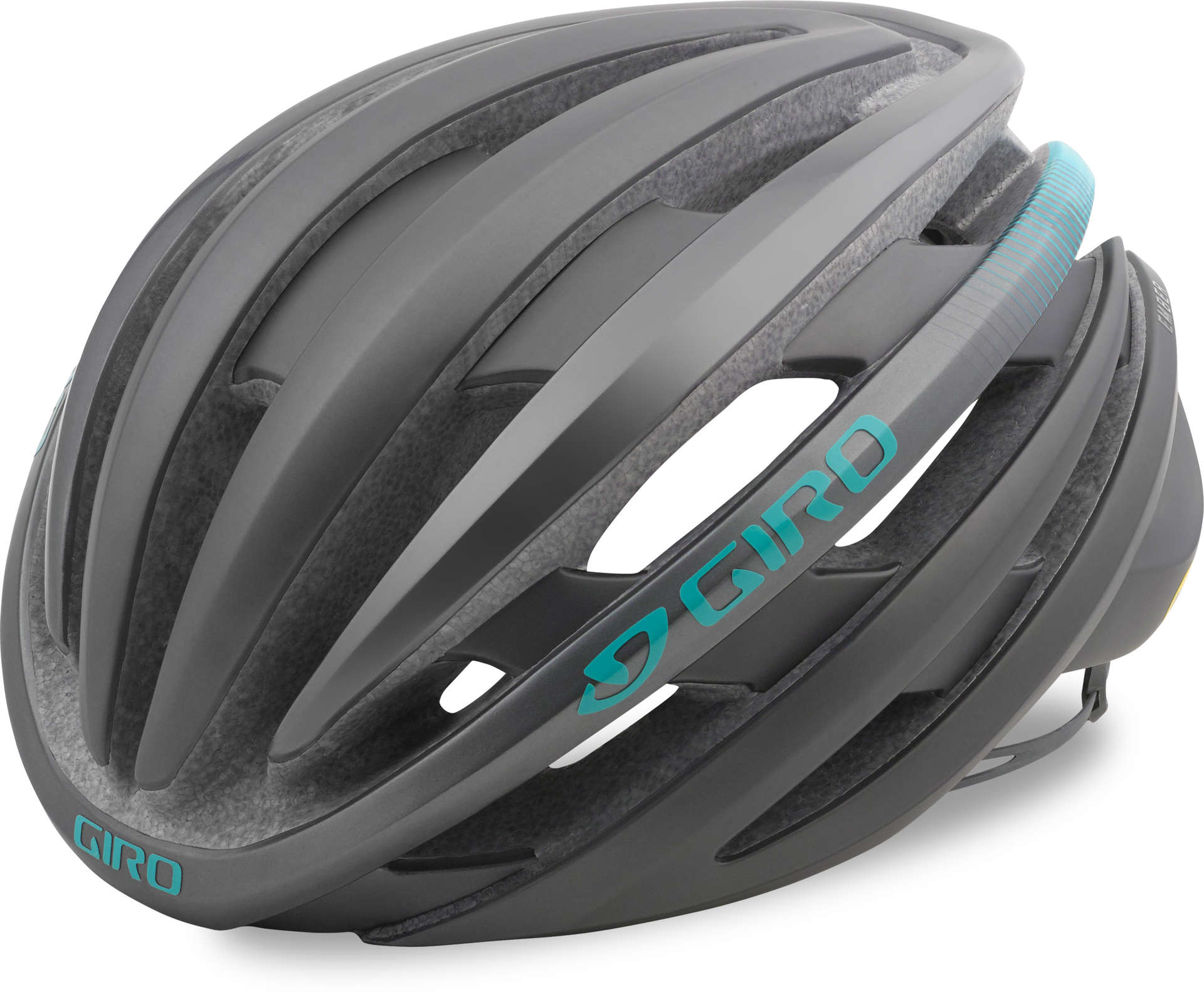 Giro Ember MIPS Race Fietshelm Mat Titanium/Blauw Dames koop je bij ...