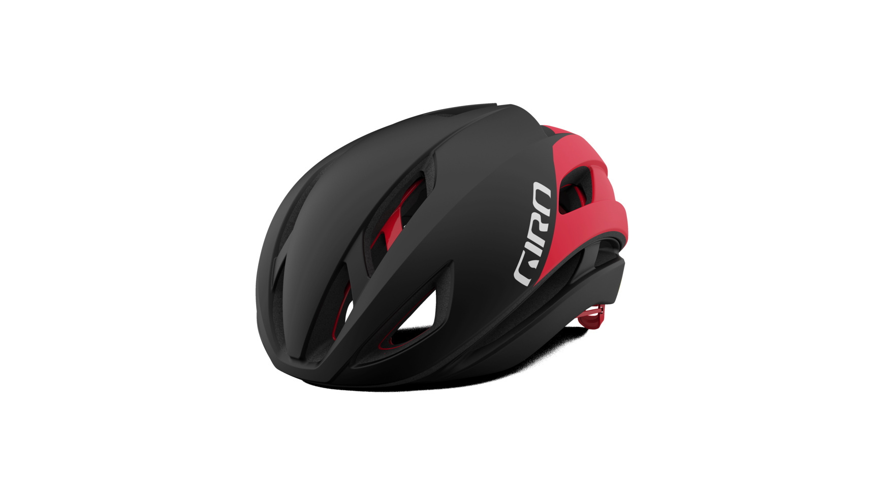Giro Eclipse Spherical Race Fietshelm Mat Zwart/Rood