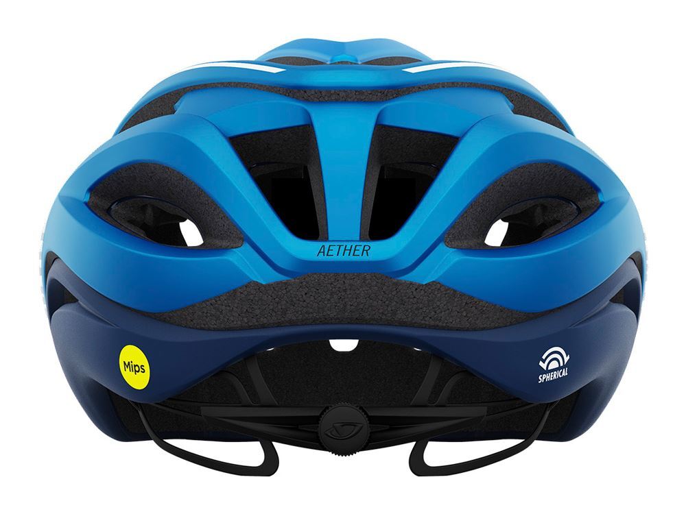 Giro Aether Spherical MIPS Race Fietshelm Mat Blauw