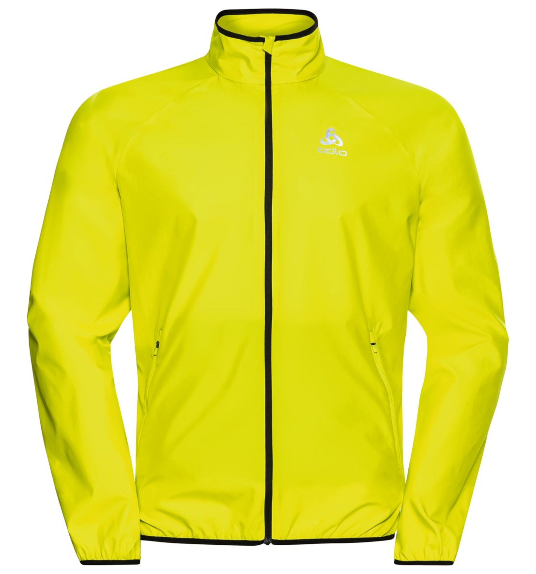 Odlo Essential Light Hardloopjack Fluo Geel Heren