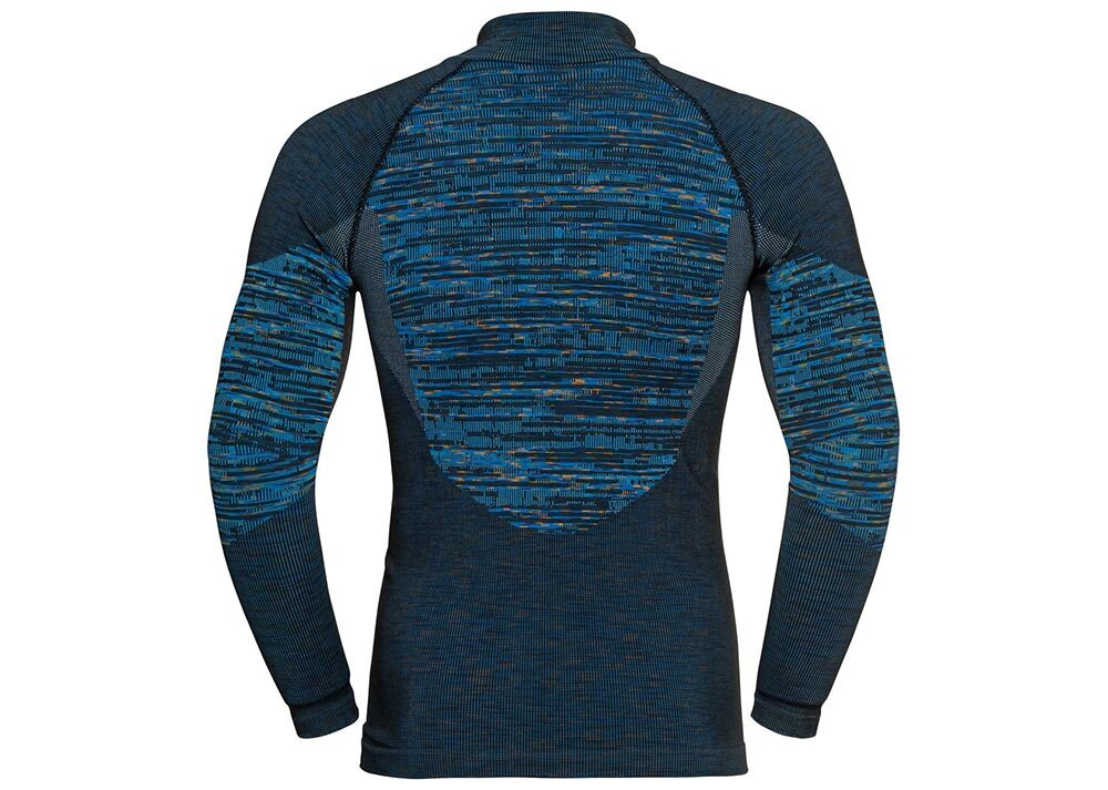 Odlo Blackcomb Eco BL Turtle Neck Thermoshirt Lange Mouwen navy blauw Heren