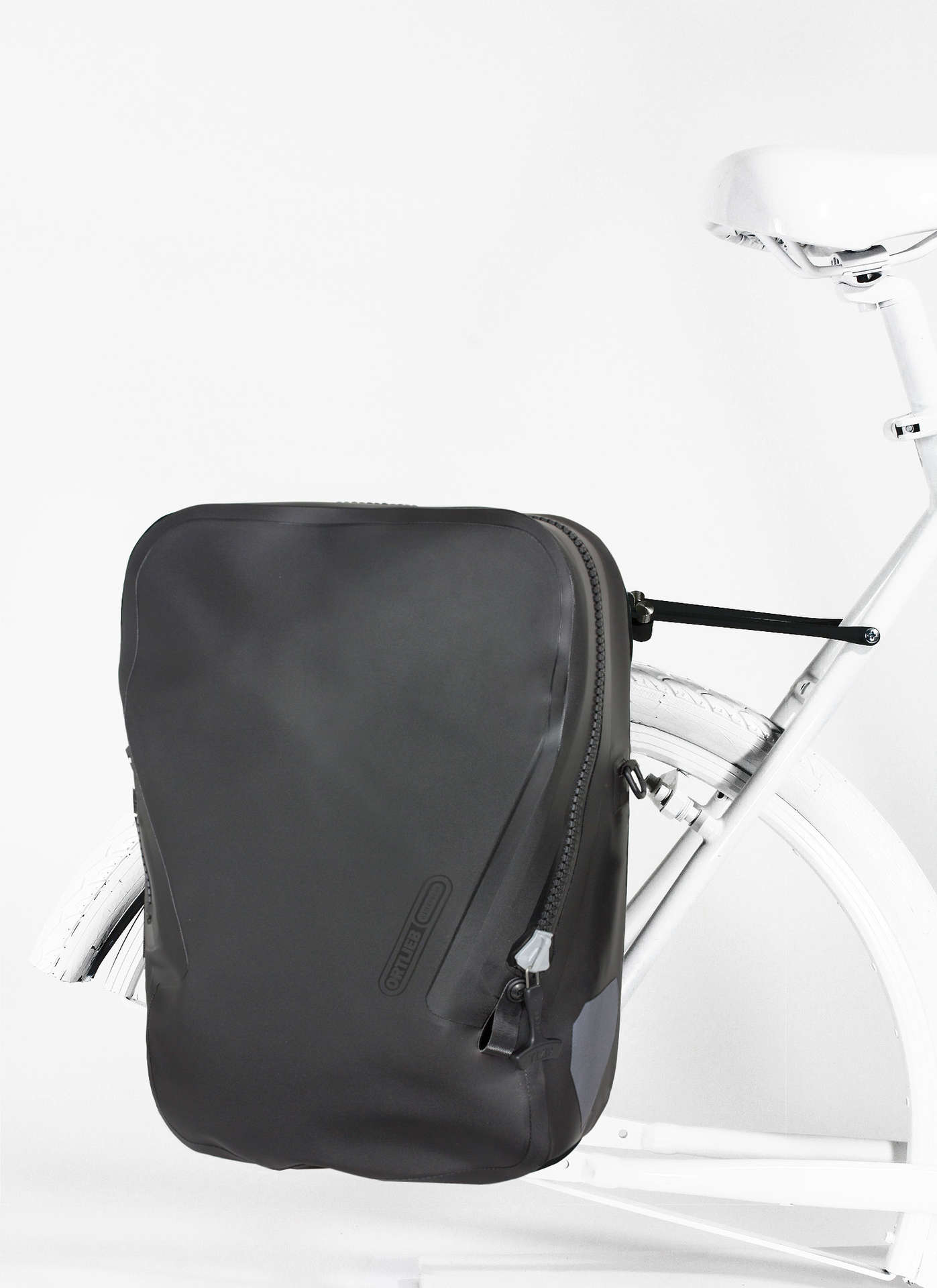 ORTLIEB Single Ql3.1 Bag + Tubus Minimal Ql3 Rack (Set) Zwart