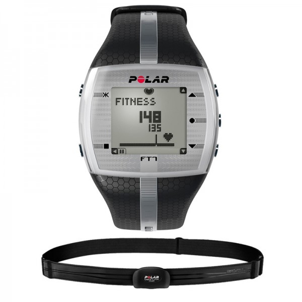 Polar FT7 Heren Zwart/Zilver Hartslagmeter koop je bij Futurumshop.nl