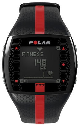 Polar FT7 Heren Black Red Hartslagmeter