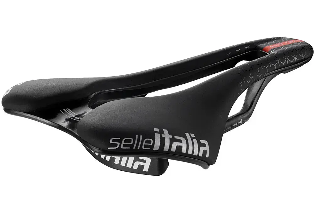 Selle Italia SLR Boost Pro Team 6.1 Kit Carbon Superflow S Zadel Zwart