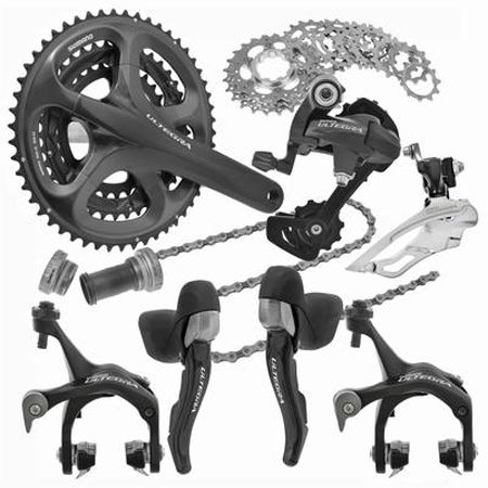 Shimano Groepset Ultegra 6700 Glossy Grey Triple