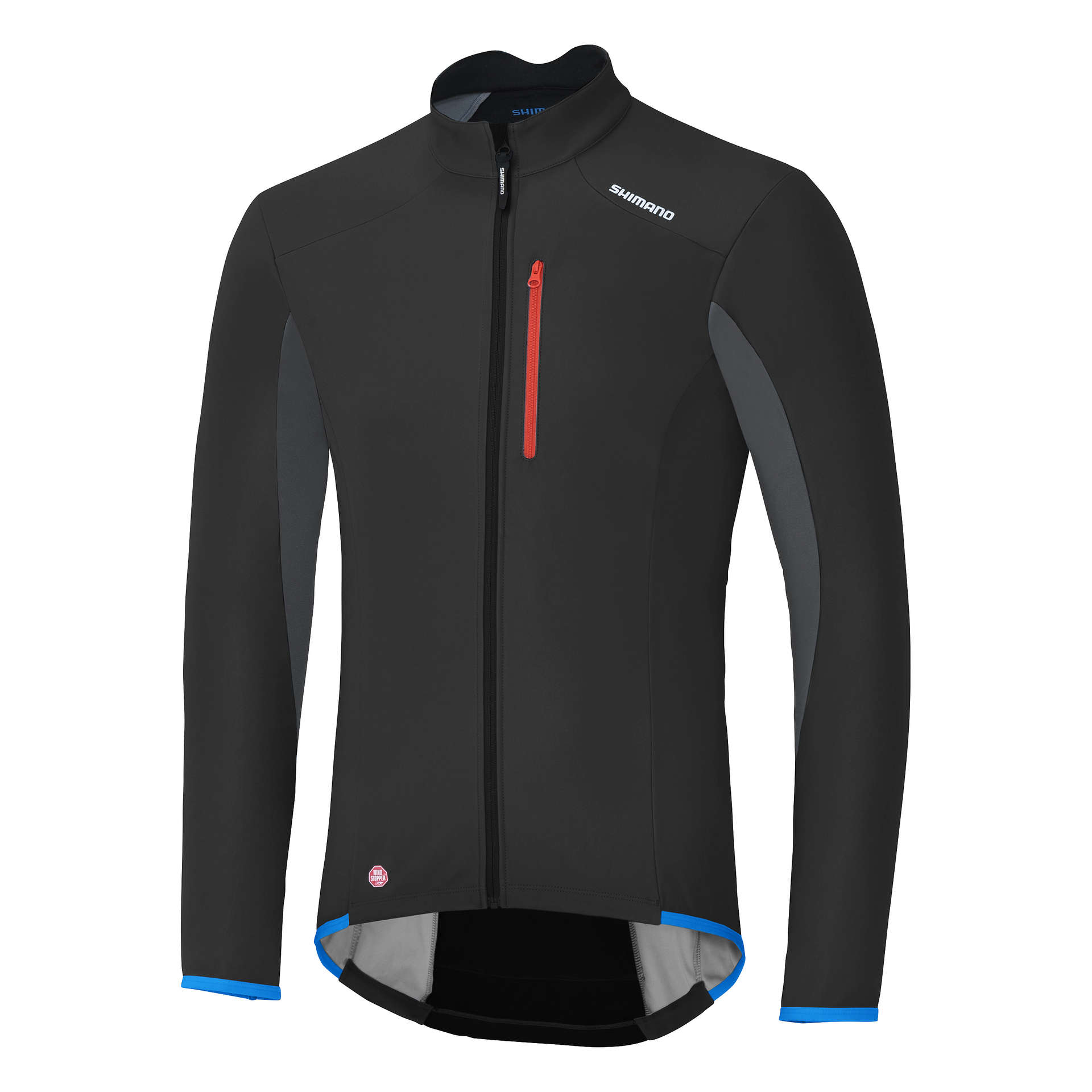 Shimano Windstopper Soft Shell Fietsjack Zwart Heren