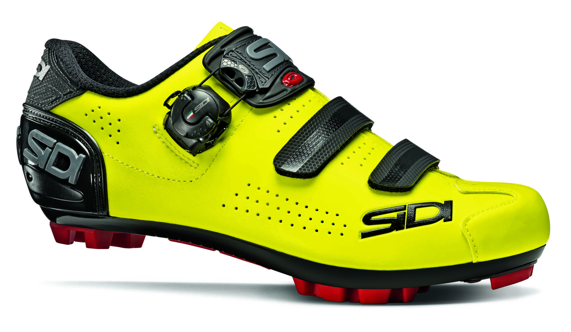 Sidi Mtb Trace 2 Mountainbikeschoenen Fluo Geel/Zwart Heren