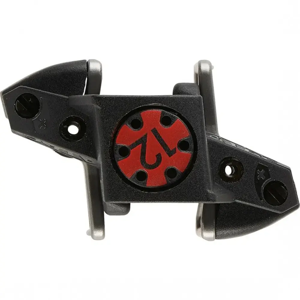 Time Atac XC12 Titan Carbon MTB Pedalen Zwart/Rood