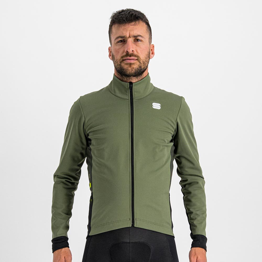 Sportful Neo Softshell Fietsjack Donkergroen Heren