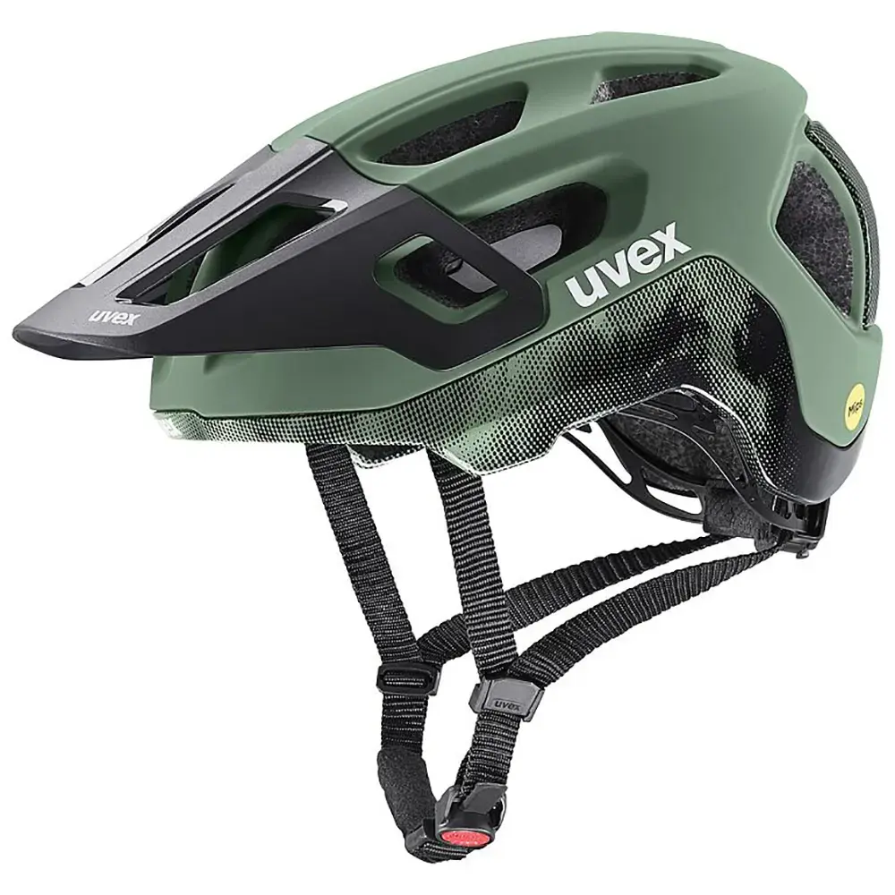 Uvex React MIPS MTB Fietshelm Groen/Mat Zwart