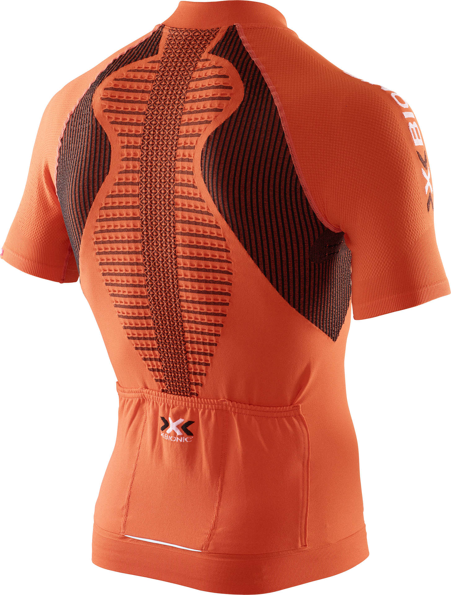 X-Bionic Biking The Trick Fietsshirt Oranje/Zwart Heren