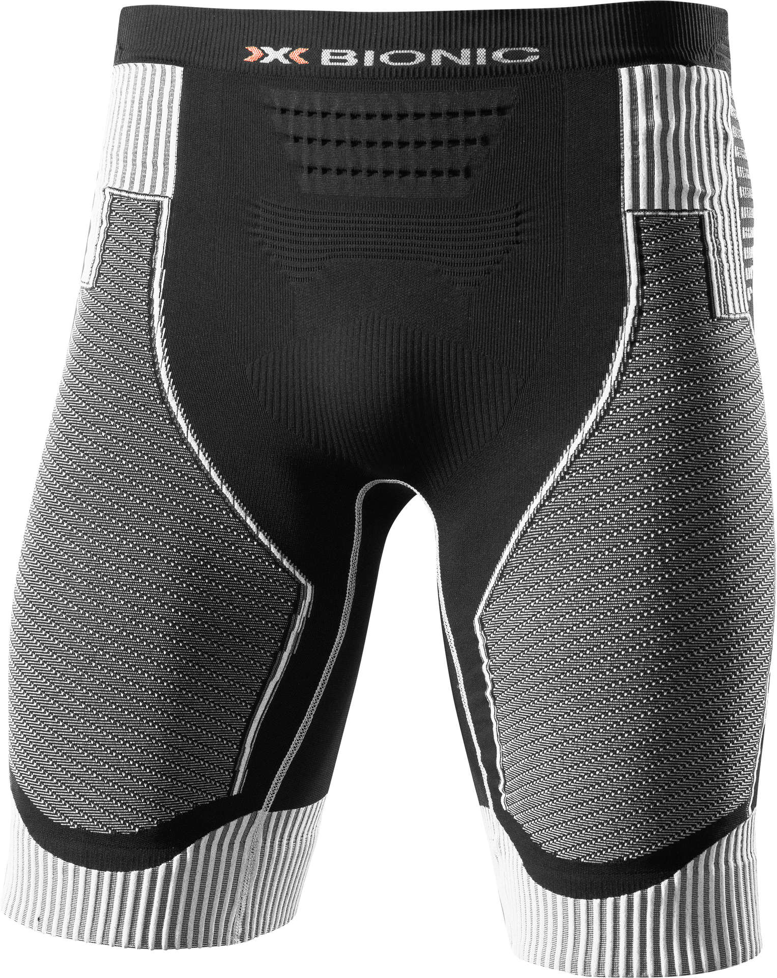 X-Bionic Running Effektor Power OW Hardloopbroek Kort Zwart/Wit Heren ...