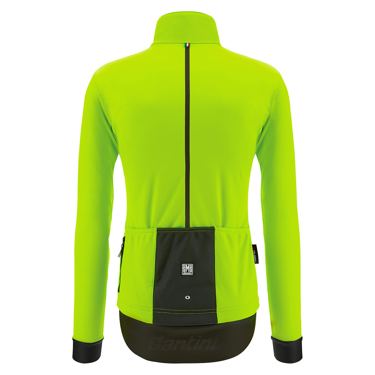 Santini Vega Multi Hood Fietsjack Fluo Groen Heren koop je bij ...