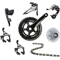 SRAM Rival 22 Groepset Velgrem Incl Crank GXP koop je bij Futurumshop.nl
