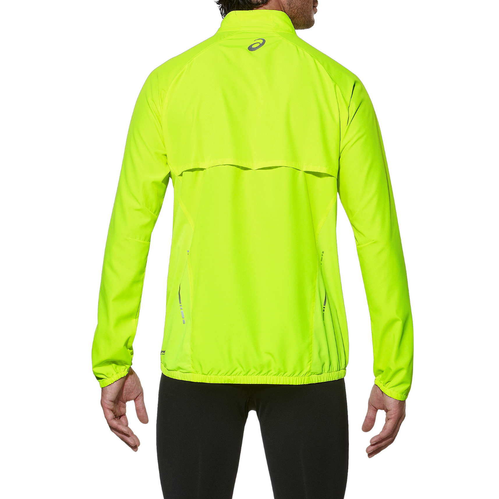 ASICS Woven Hardloopjack Geel Heren