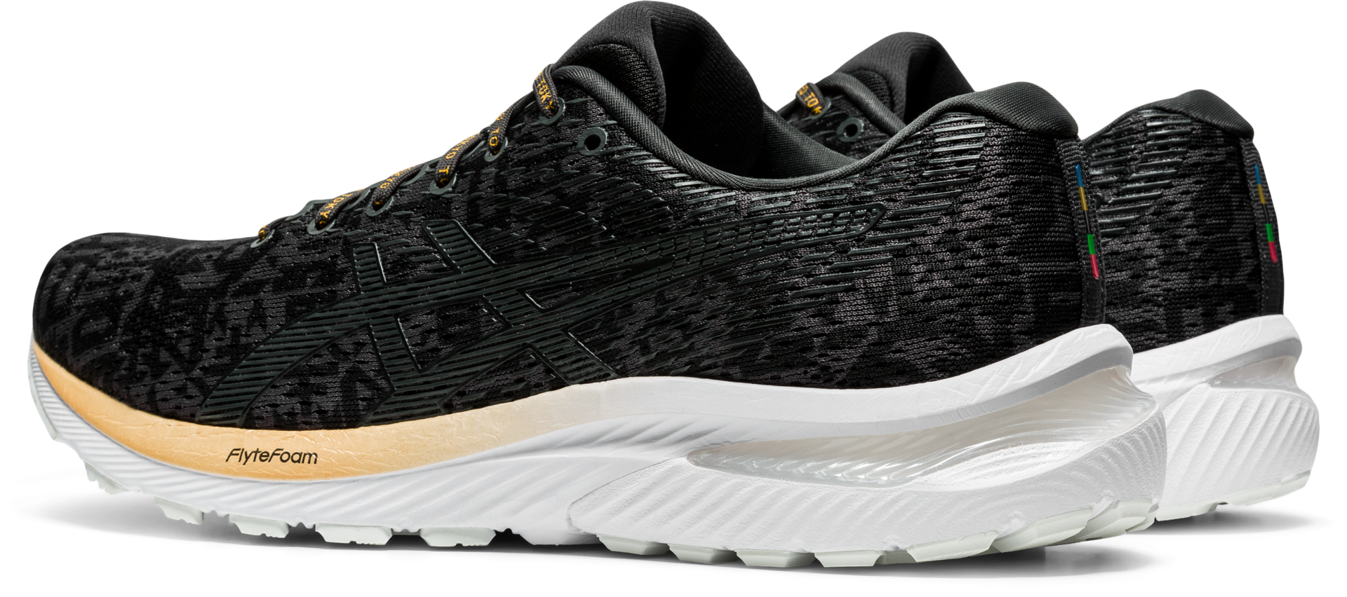 ASICS Gel Cumulus 22 TOKYO Hardloopschoenen Zwart/Oranje Heren koop je ...