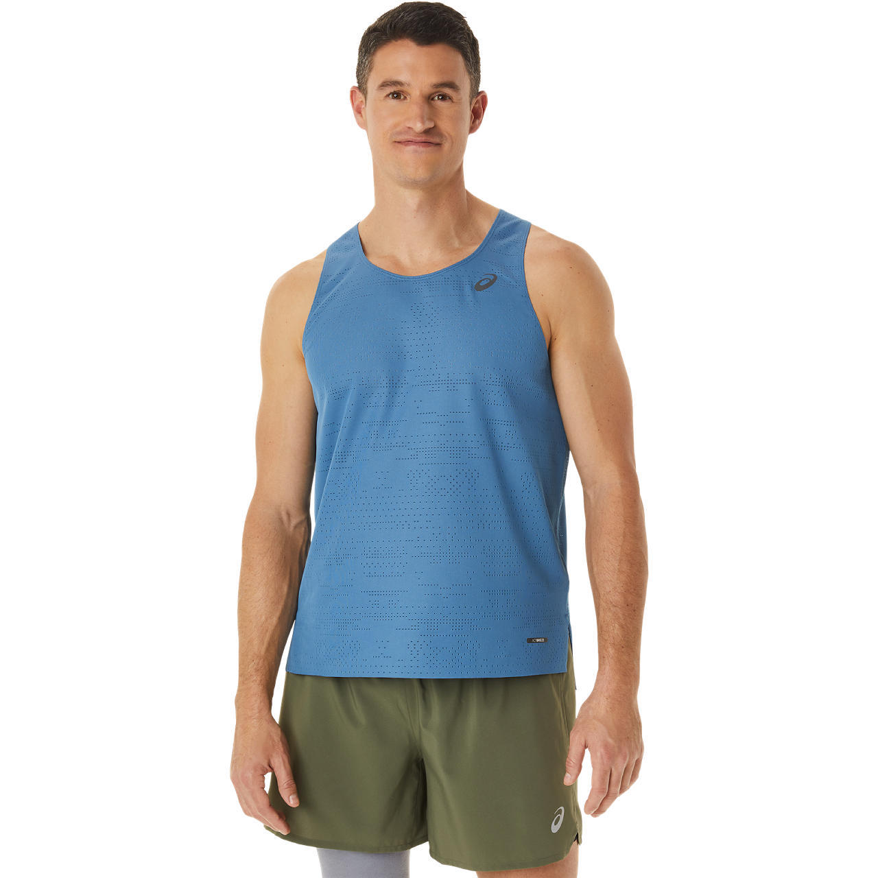 ASICS Ventilate Actibreeze Hardloop Singlet Blauw Heren