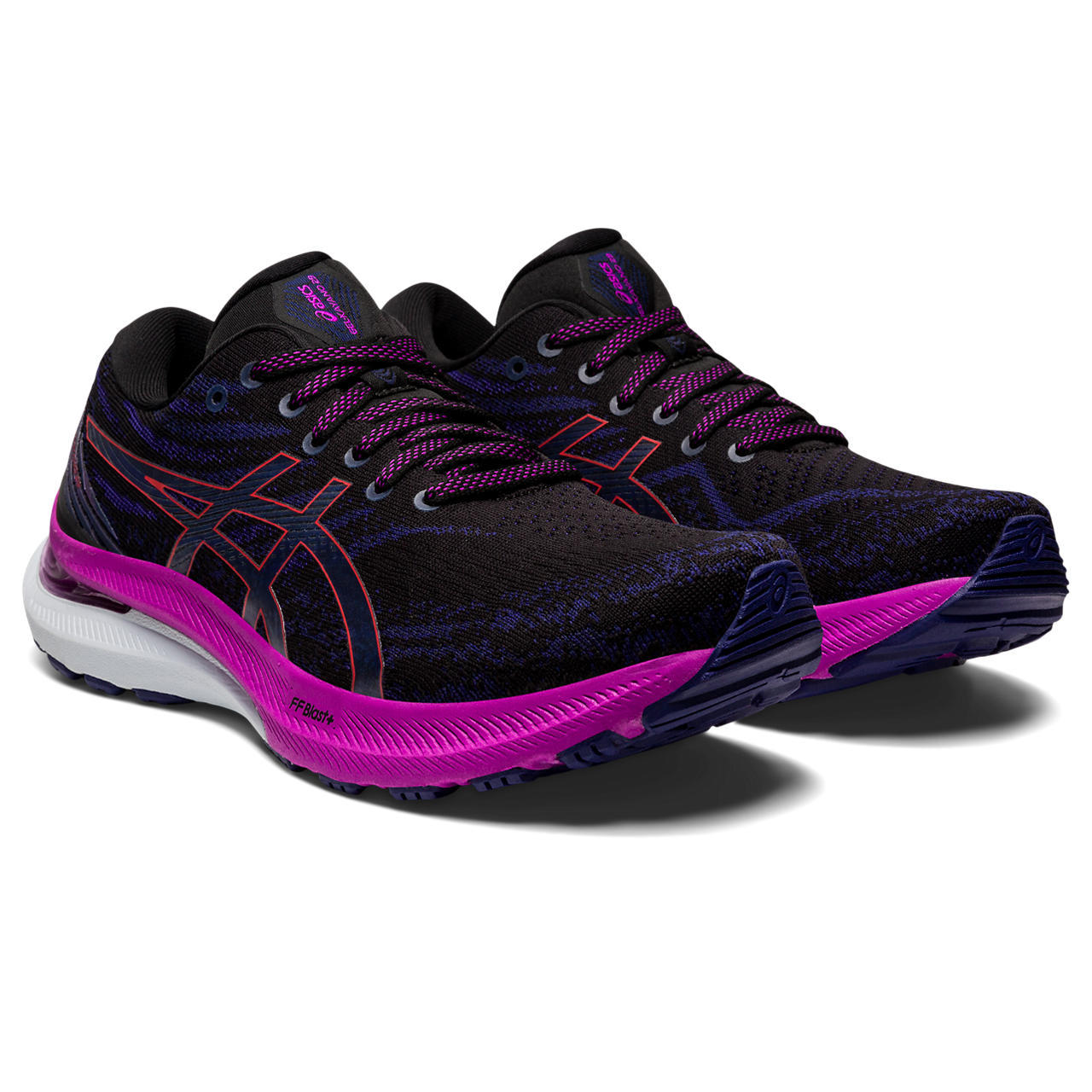 ASICS Gel-Kayano 29 Hardloopschoenen Zwart/Paars Dames koop je bij ...