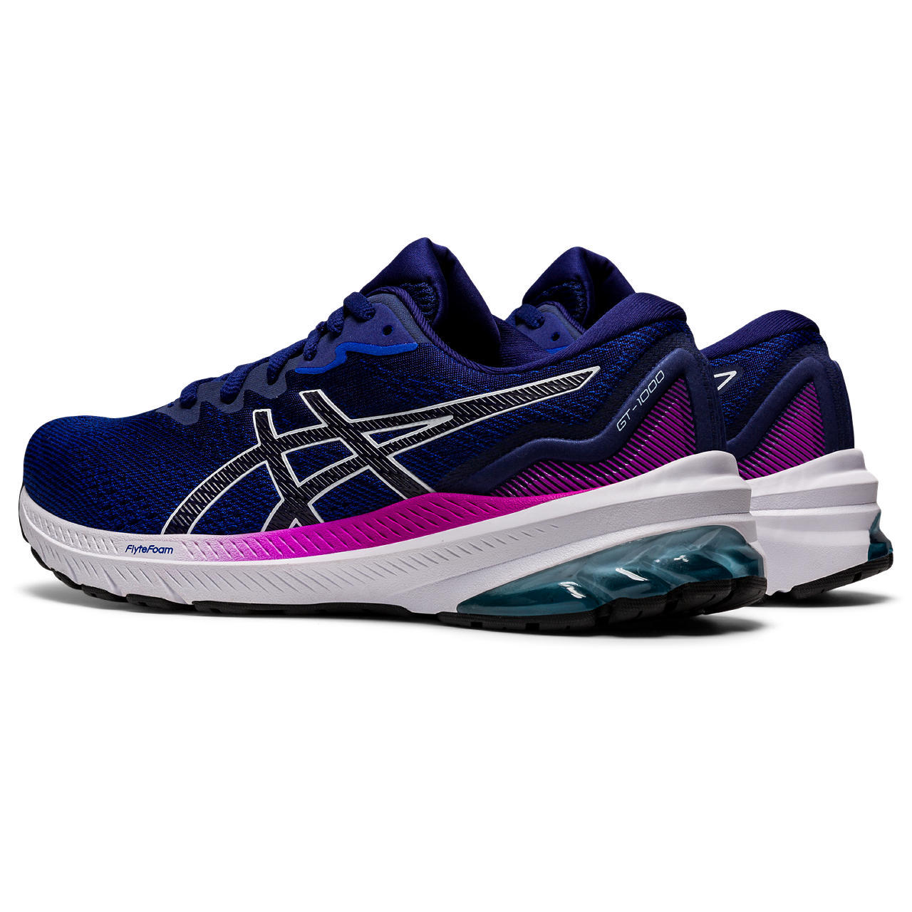 ASICS GT-1000 11 Hardloopschoenen Blauw/Paars Dames