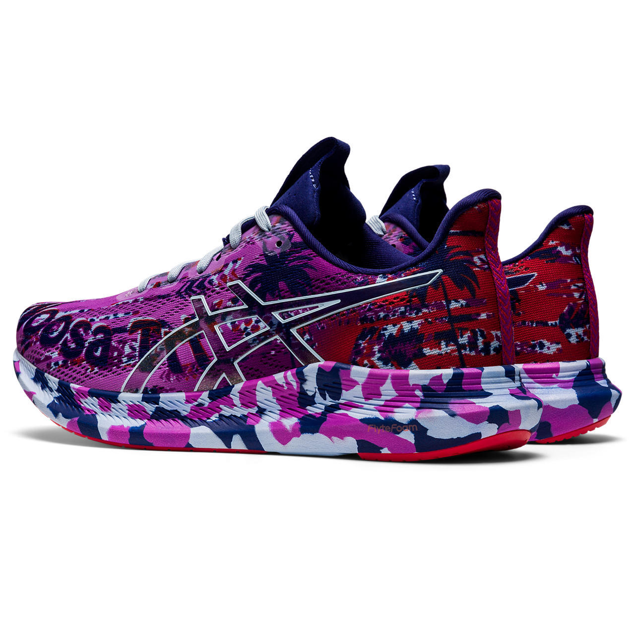 ASICS NOOSA TRI 14 Hardloopschoenen Paars/Blauw Dames