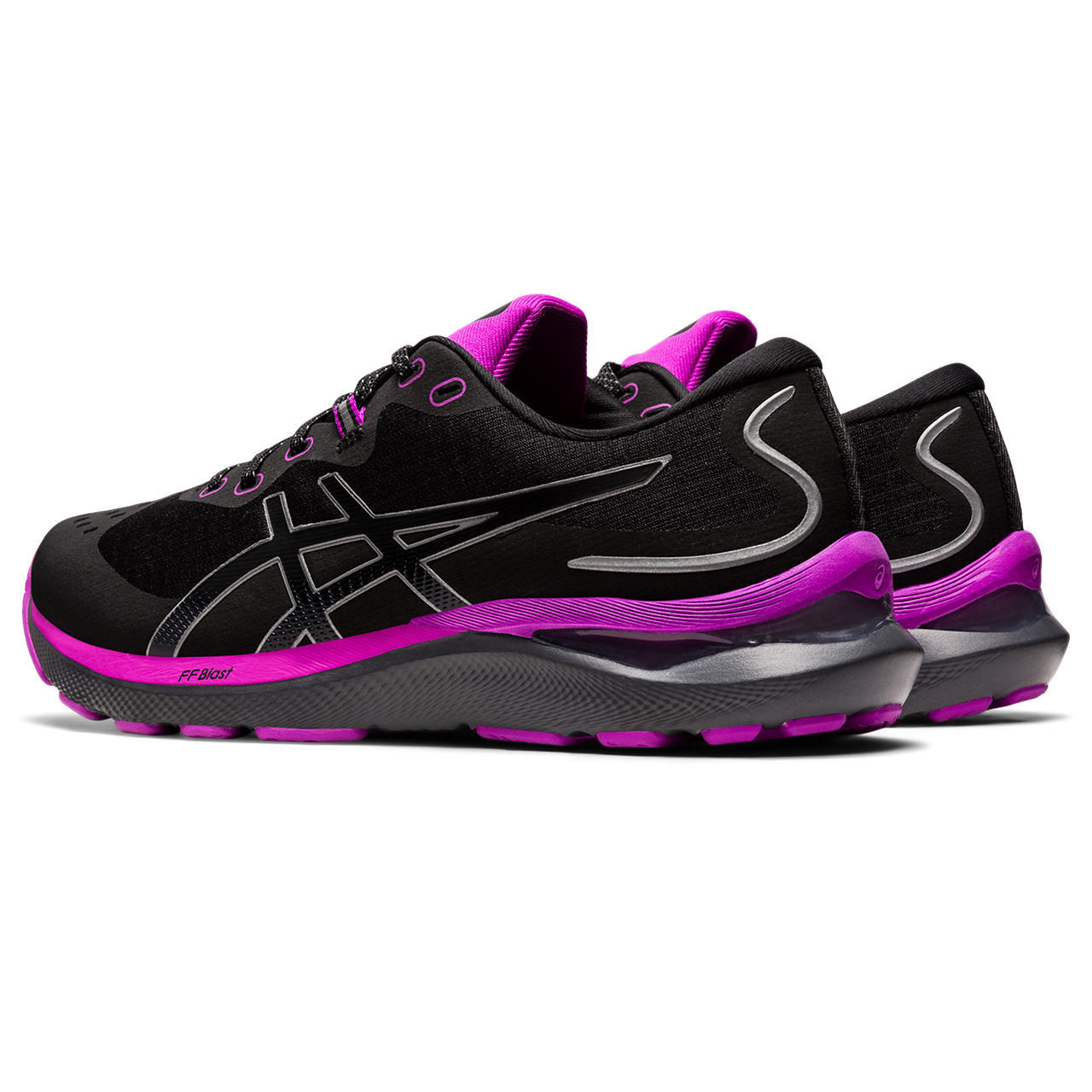 ASICS Gel-Cumulus 24 Hardloopschoenen Zwart/Paars Dames koop je bij ...