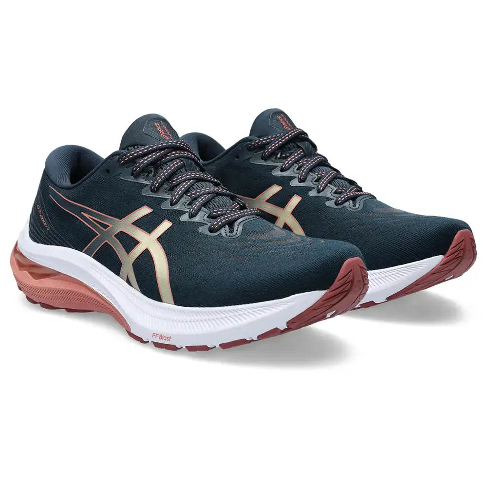 ASICS GT-2000 11 Hardloopschoenen Donkerblauw/Roze Dames koop je bij ...