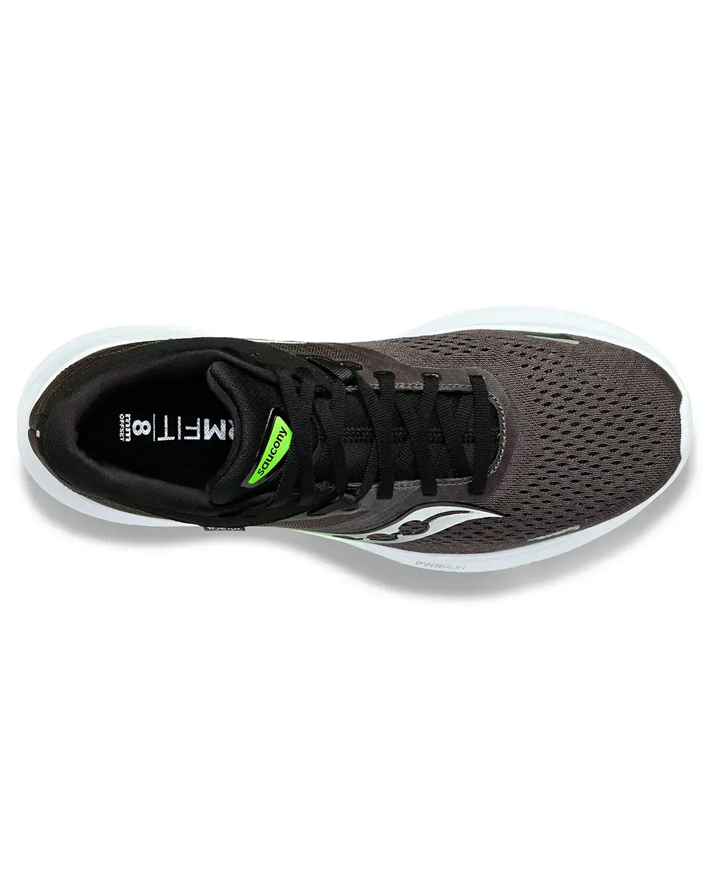 Saucony Ride 16 Hardloopschoenen Zwart/Groen Heren koop je bij ...