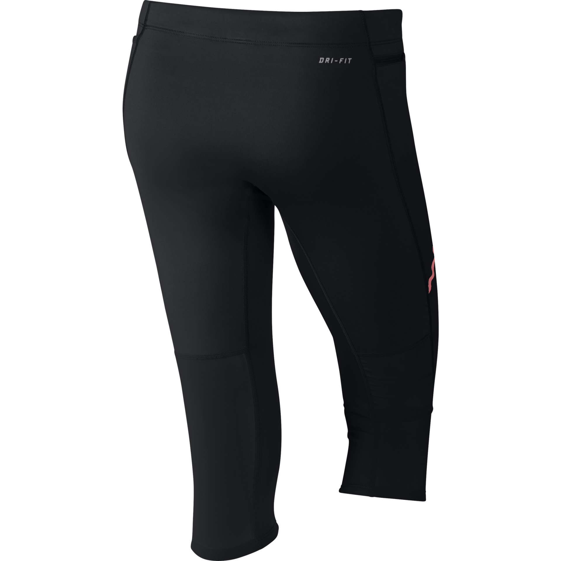 Nike Tech 3/4 Broek Zwart/Rood Dames koop je bij Futurumshop.nl