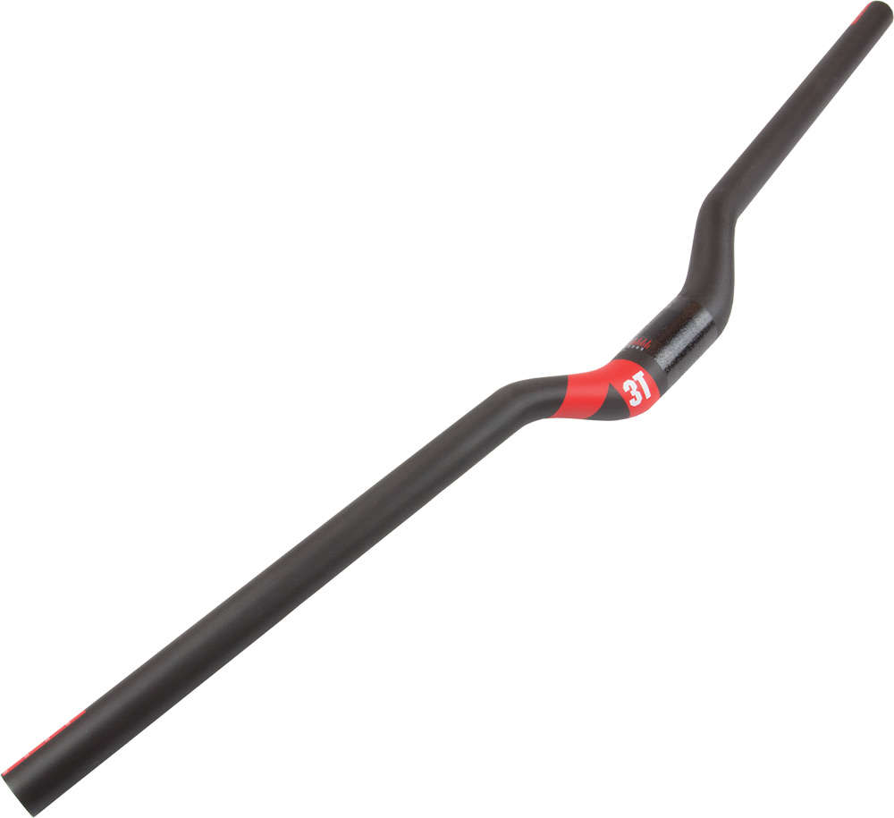 3T Riser Team Carbon MTB Stuur Zwart/Rood koop je bij Futurumshop.nl