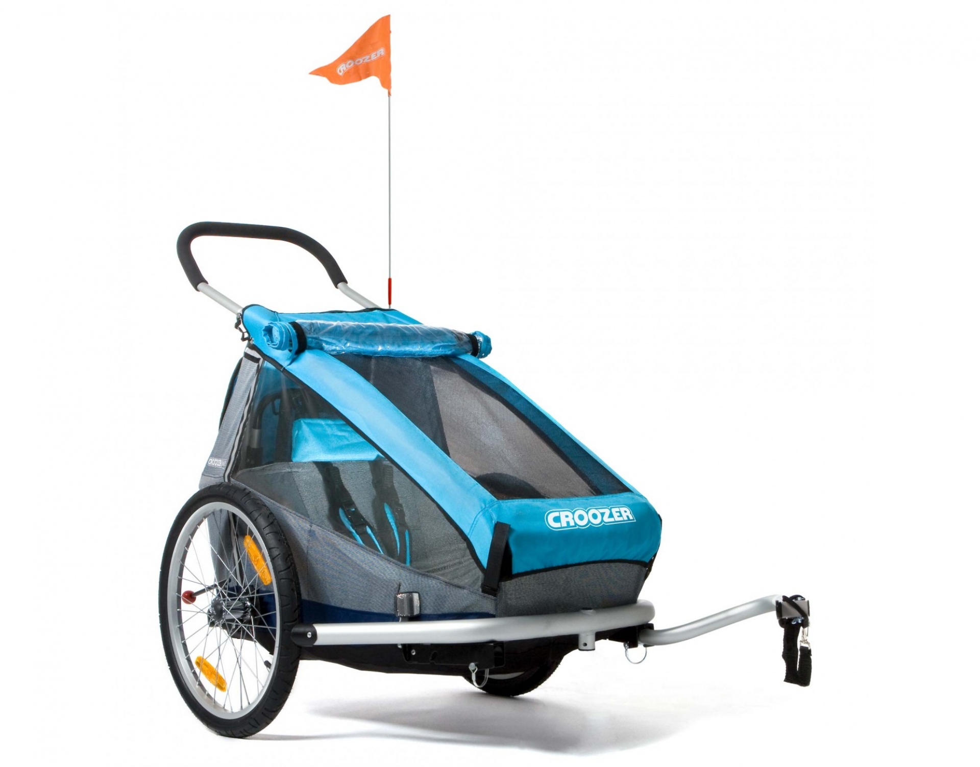 Croozer Kid for 1 Kinderkar Blauw koop je bij Futurumshop.nl