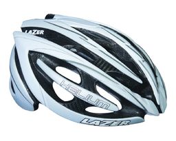 Lazer Helium CE Race Helm Wit/Zilver koop je bij Futurumshop.nl