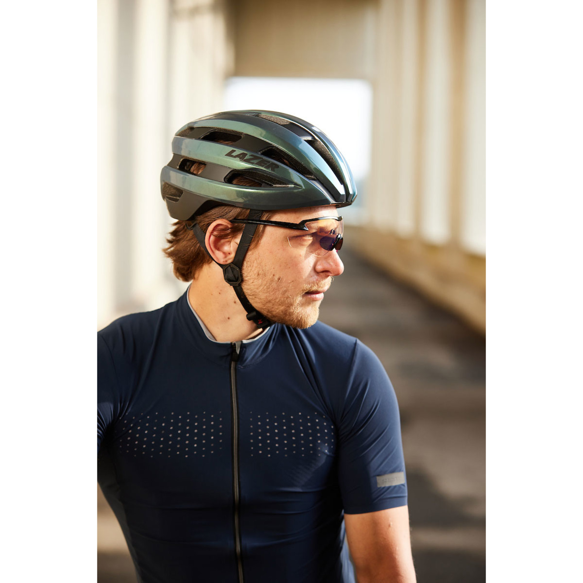 Lazer Sphere Limited Blue Haze Race Fietshelm Blauw