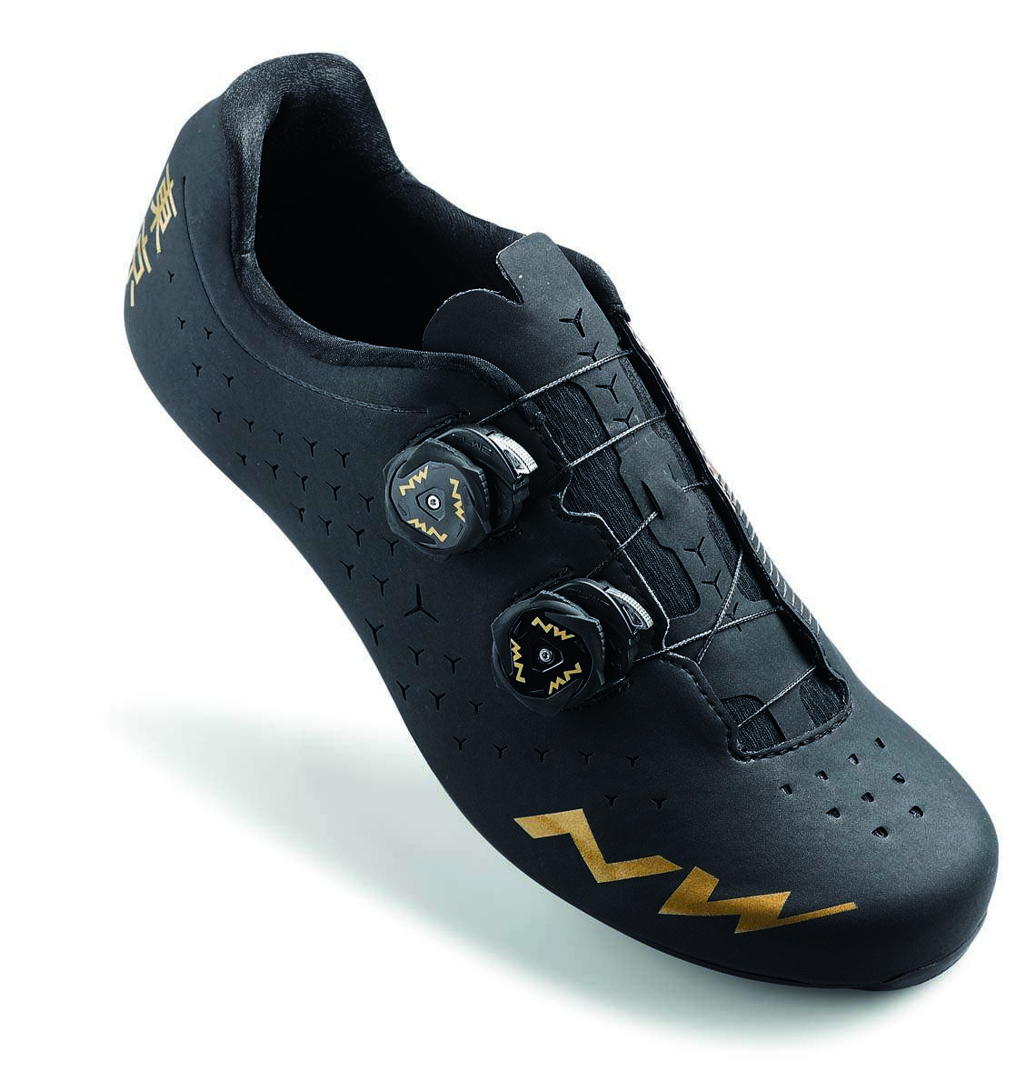 Northwave Revolution 2 Wielrenschoenen Zwart/Goud koop je bij ...