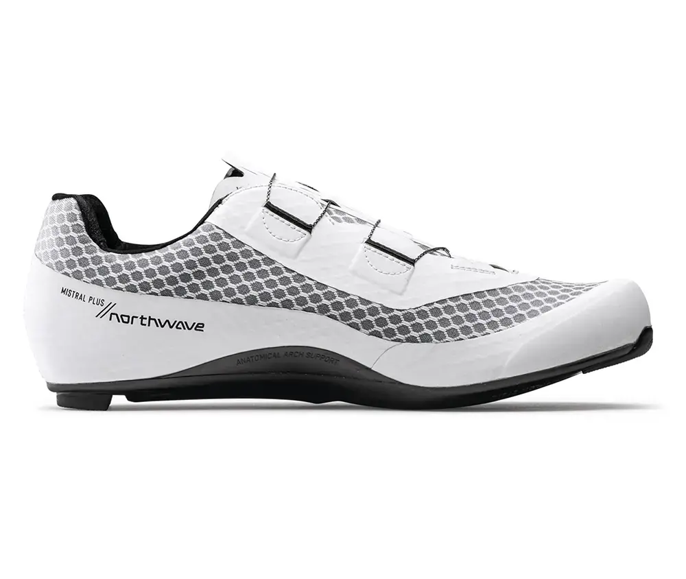Northwave Mistral Plus Wielrenschoenen Wit/Zwart Heren