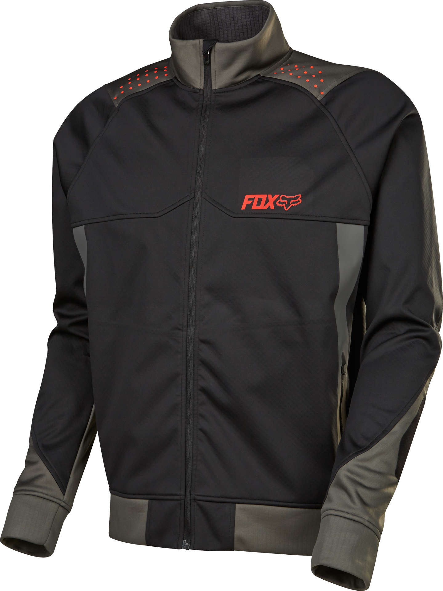 Fox Bionic LT Softshell Fietsjack Zwart/Grijs/Rood Heren koop je bij ...