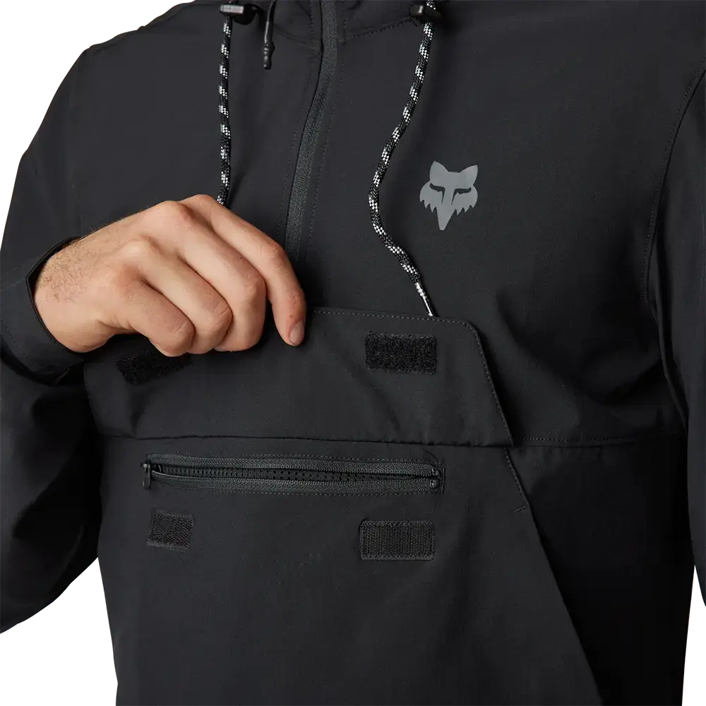 Fox Ranger Wind MTB Pullover Fietsjack Zwart Heren
